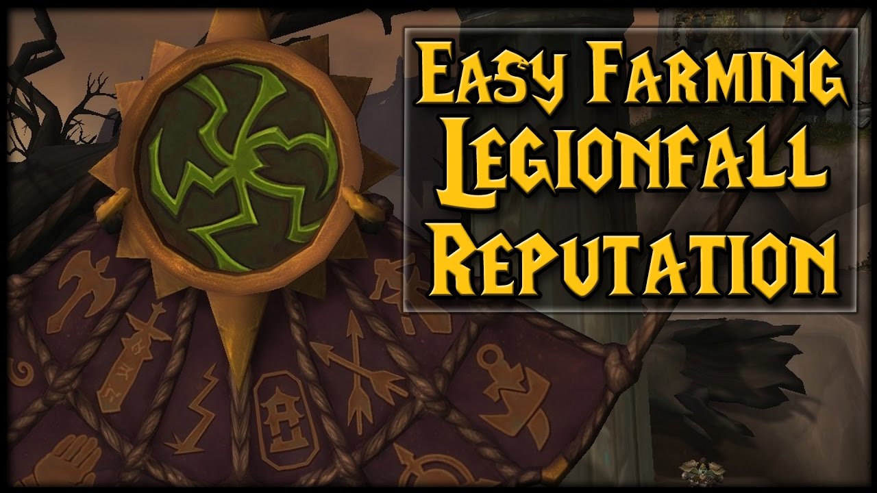 Fastest Legionfall Reputation Farming! - YouTube
