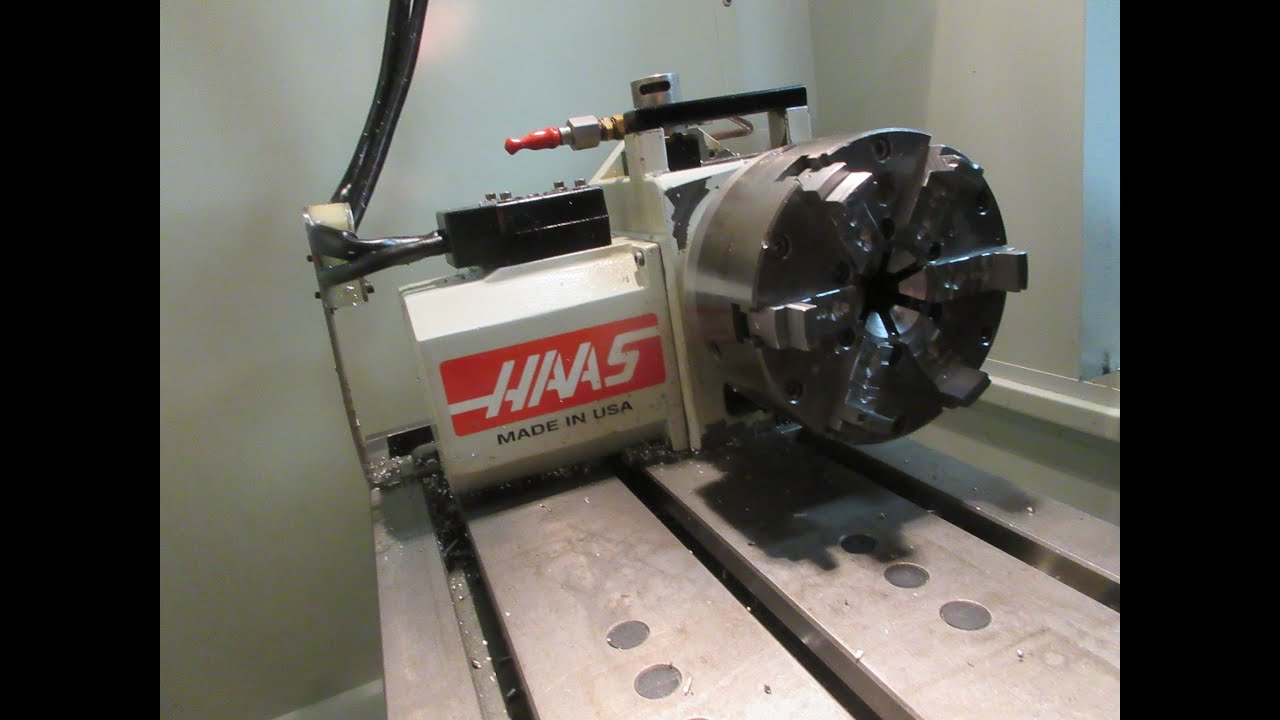 Haas HA5C Programmable Rotary Table, Brushless Sigma 1 Drive, Pneumatic ...