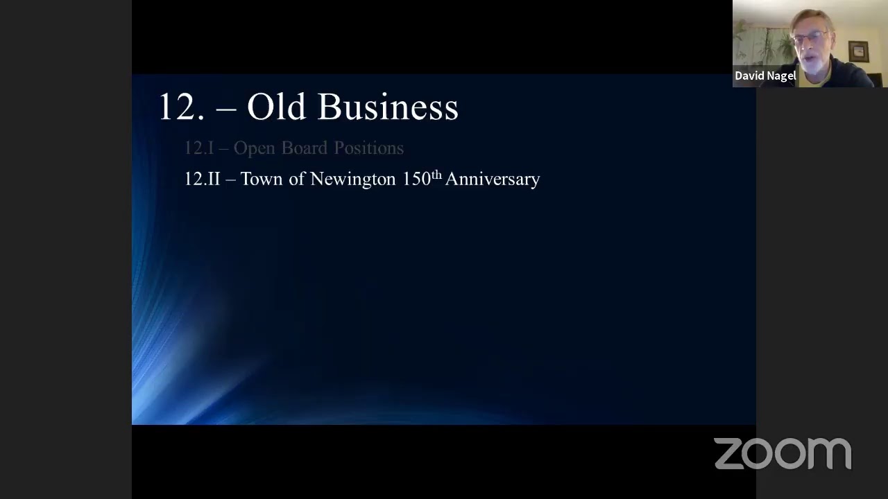 Lucy Robbins Welles Library Regular Meeting November 9, 2020 - YouTube