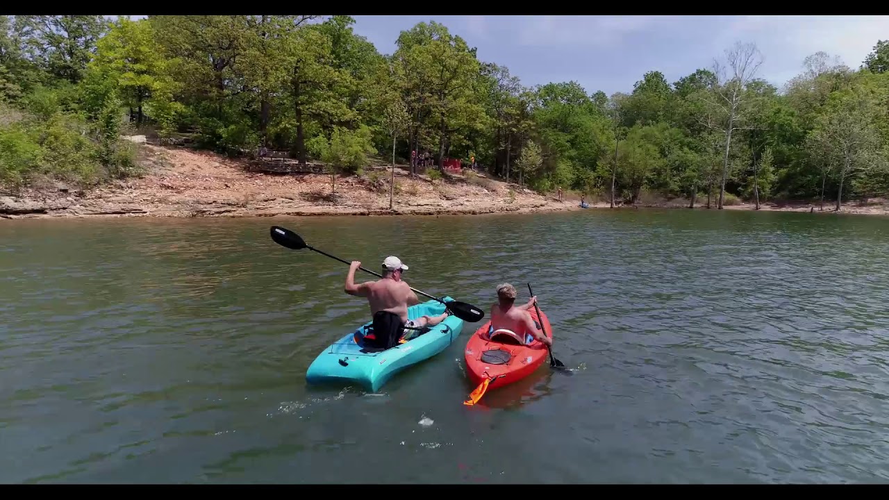 Kayaking on the Table Rock Lake - YouTube