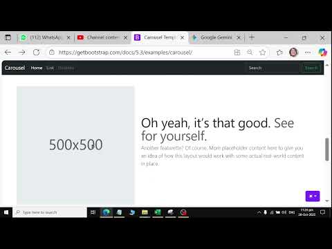 Bootstrap Assignment Web Layout - YouTube