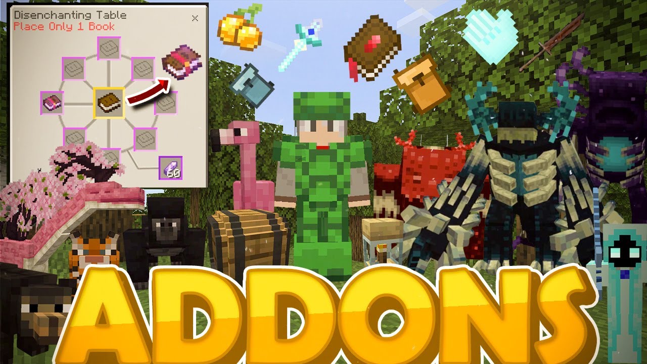 😮TOP 21 MEJORES ADDONS mas sorprendentes Para Minecraft PE/Bedrock 1.20 ...