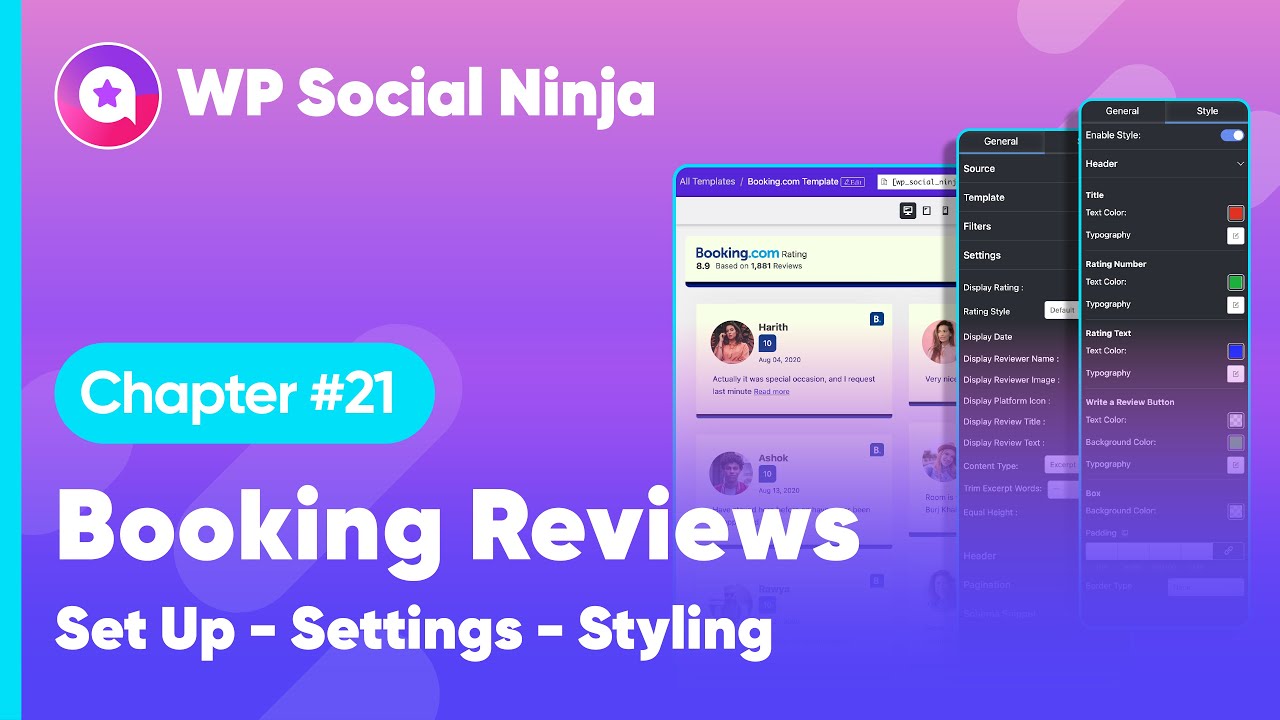 How to Showcase Booking.com Reviews on Your Website | WP Social Ninja ...