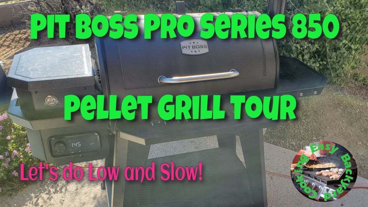 Pit Boss Pro Series 850 Pellet Grill Tour - YouTube