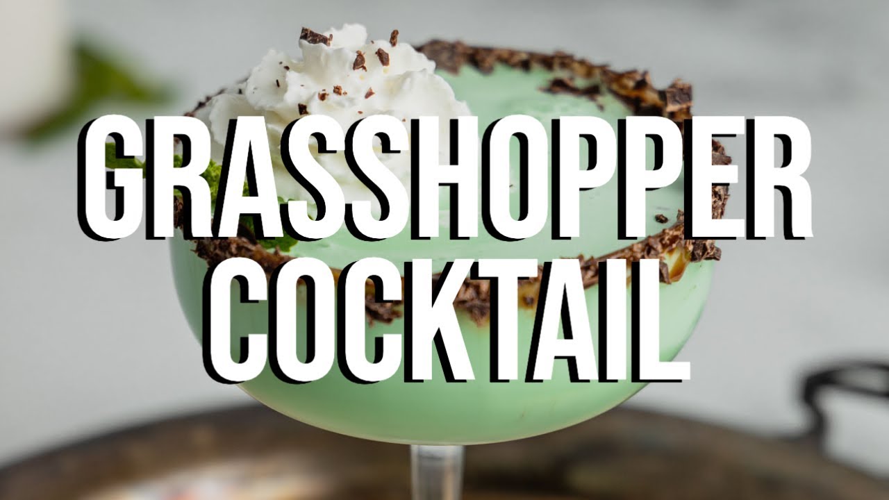 3-Ingredient Homemade Grasshopper Cocktail - YouTube