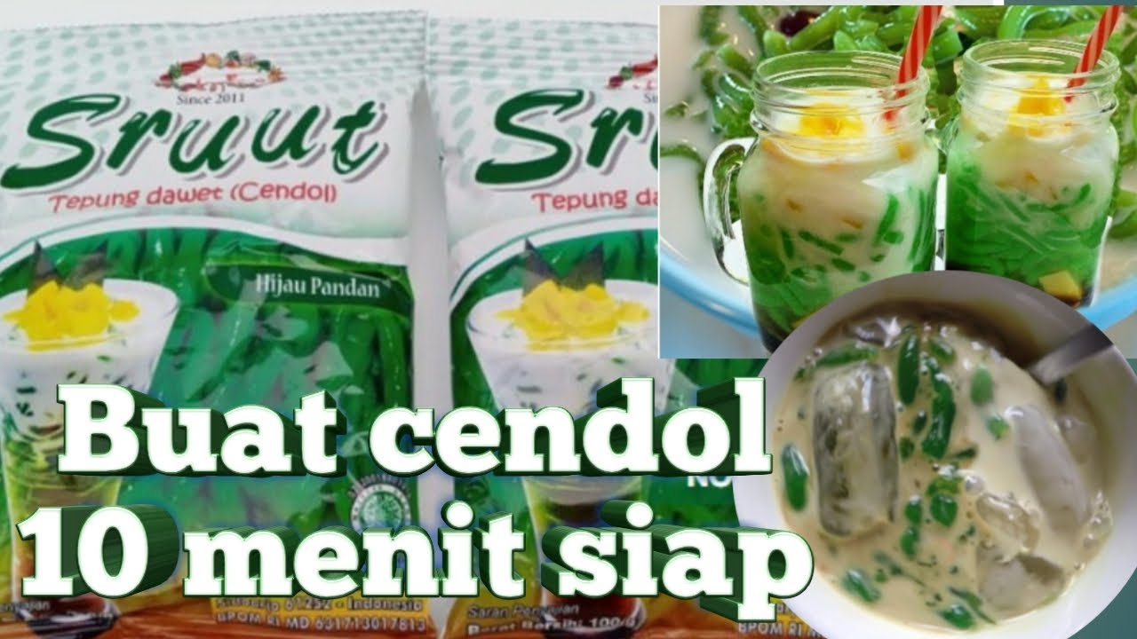 Cendol instant hanya 10 menit siap - YouTube
