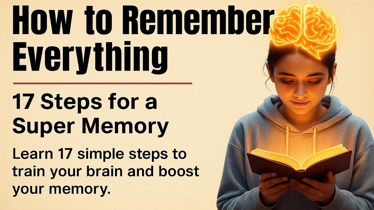 How to Remember Everything - 17 Proven Steps to Train Your Memory & Learn Faster - YouTube