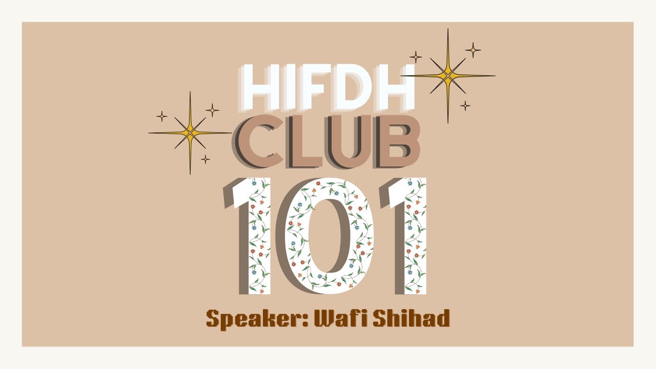 COJ Hifdh Club 101 | COJ - an ISIP Youth Chapter Initiative | Wafi Shihad - YouTube