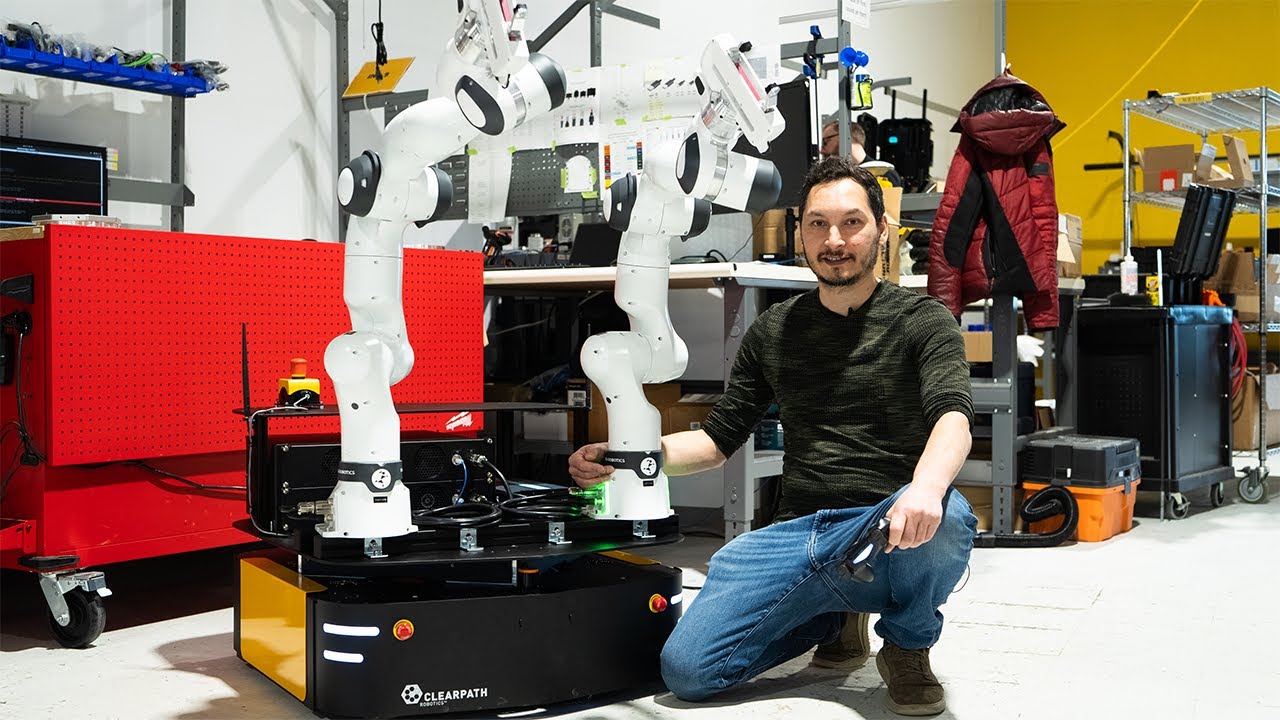 Ridgeback with Two Franka Research 3 Arms | From the Shop - YouTube