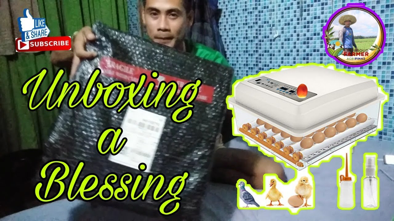 Unboxing a 36 egg capacity full automatic egg incubator - YouTube