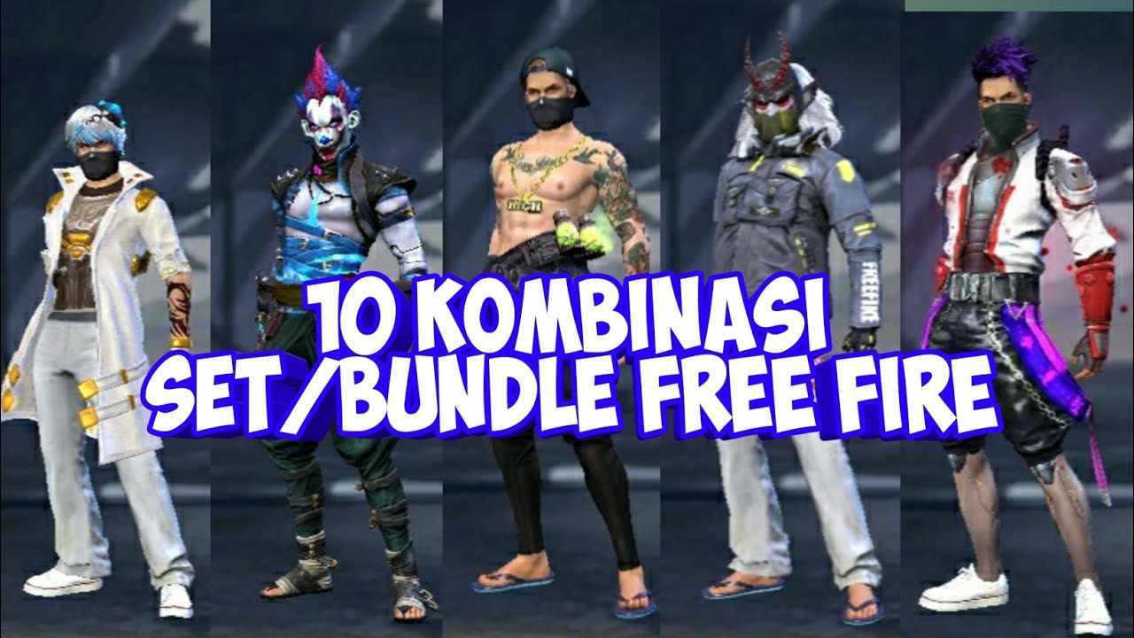10 KOMBINASI SET FREE FIRE KECE & KEREN!!! - Garena free fire - YouTube