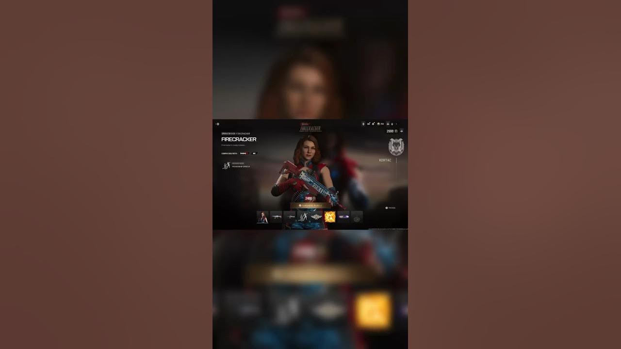The New Firecracker Operator For Mw3 Callofduty Modernwarfare3 Cod