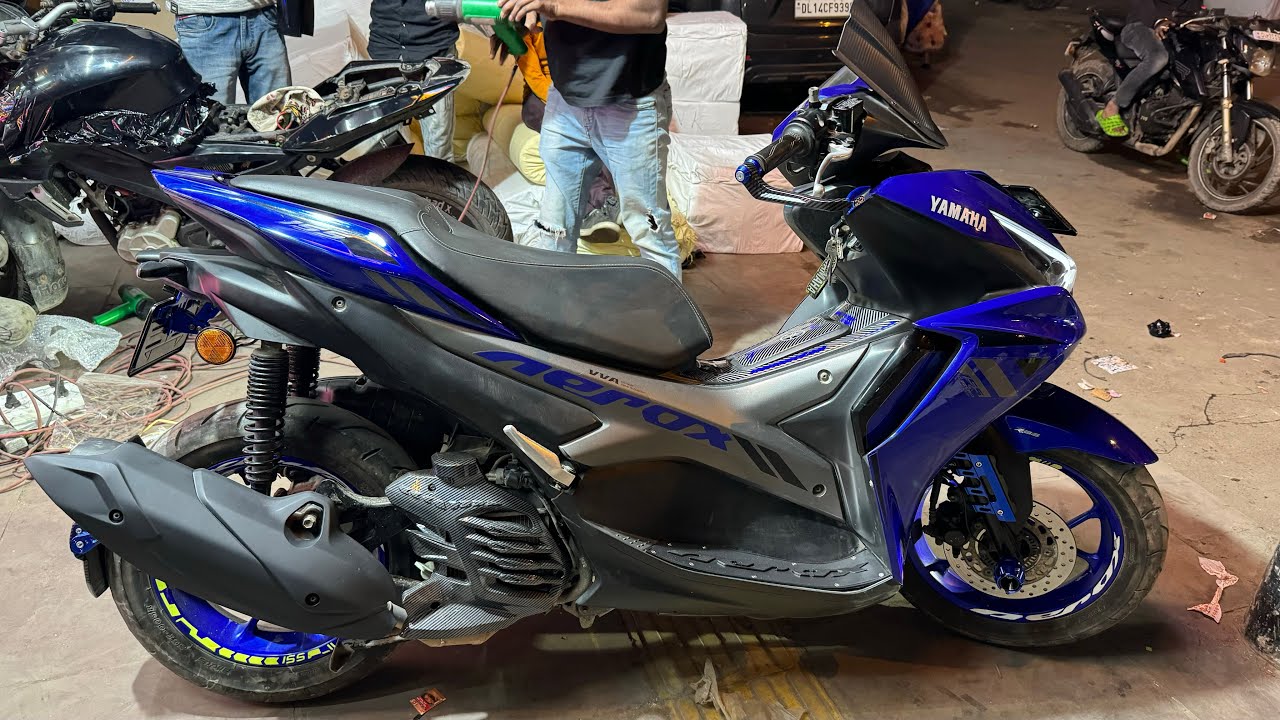 Aerox 155 Modified | Aerox modification 😱 | Aerox modified - YouTube