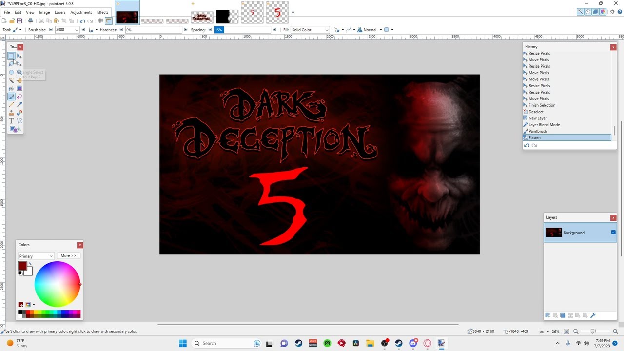 Dark Deception Chapter 5 Custom 4K OST Malak Thumbnail TIMELAPSE - YouTube