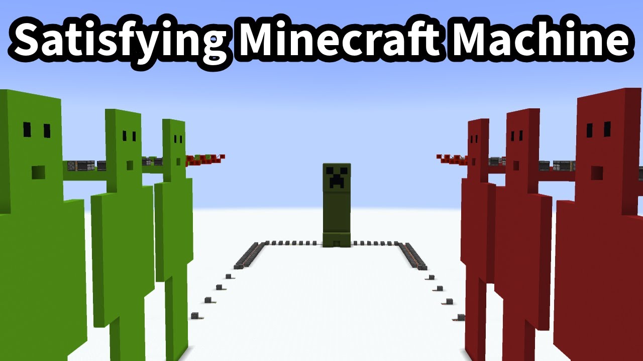 Extremely Satisfying Minecraft Rube Goldberg Machines! - YouTube