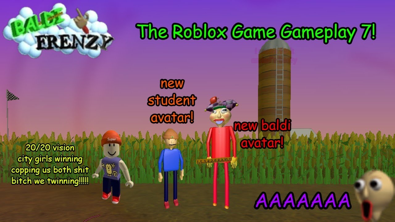 Baldi Frenzy The Roblox Game Gameplay 7! - YouTube