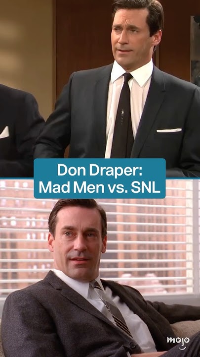 Jon Hamm as Don Draper: Mad Men vs. SNL - YouTube