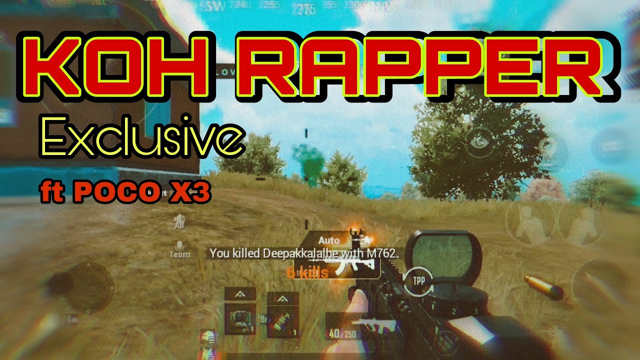 KOH RAPPER 🔥 | BAAP GANG | PUBG MONTAGE | POCO X3. 🔥 - YouTube