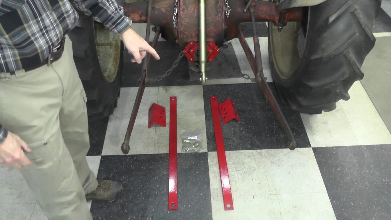 Ford 8N Tractor Project Pt 25, Top Link, Sway Bars & Overrun Clutch ...