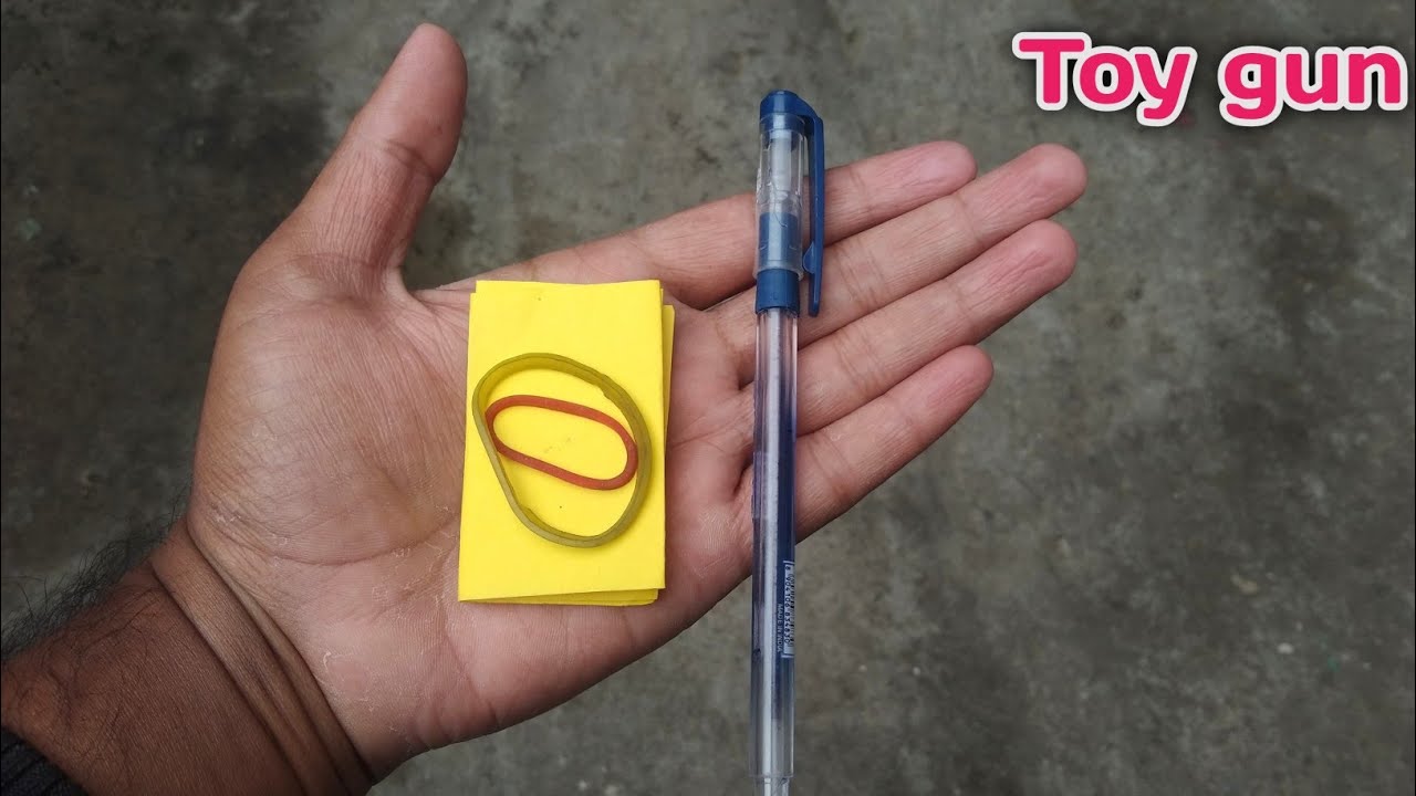 How to make paper toy!! diy toy gun - YouTube