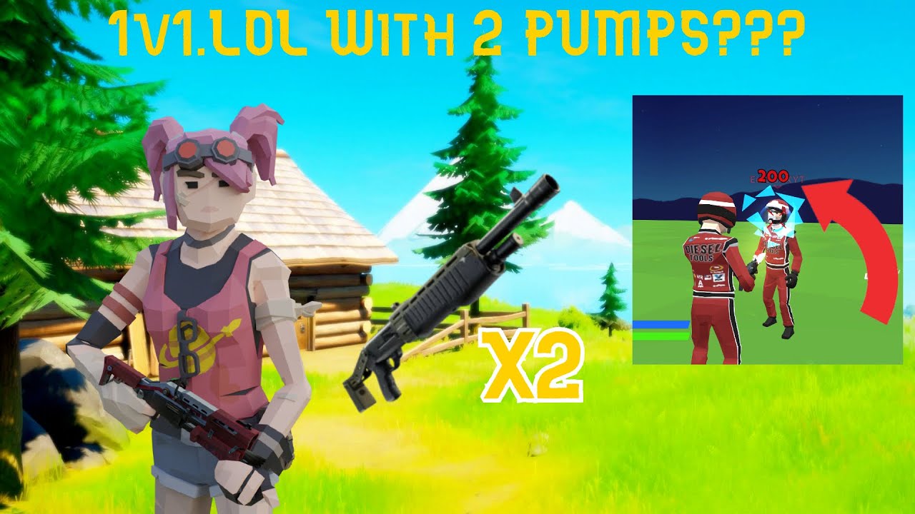 How To Use The *DOUBLE PUMP* in 1v1.LOL CHAPTER 2! - YouTube