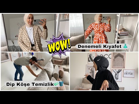 Full Motive edici Temizlik Vlogu sizlerle😍🪣🧼 | Yeni Kıyafetlerime bayıldım❤️ | Günlük Vlog