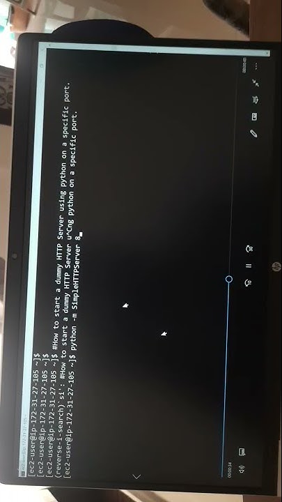 Simple Http server on a port with python part 2 - YouTube