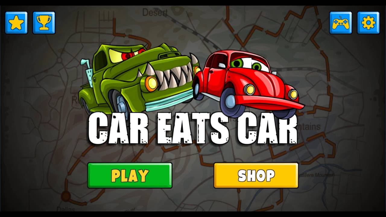 Car Eats Car - Cartoon Game - Game Play HD - YouTube