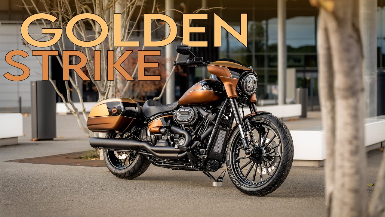 Thunderbike Golden Strike - customized Harley-Davidson Sport Glide ...
