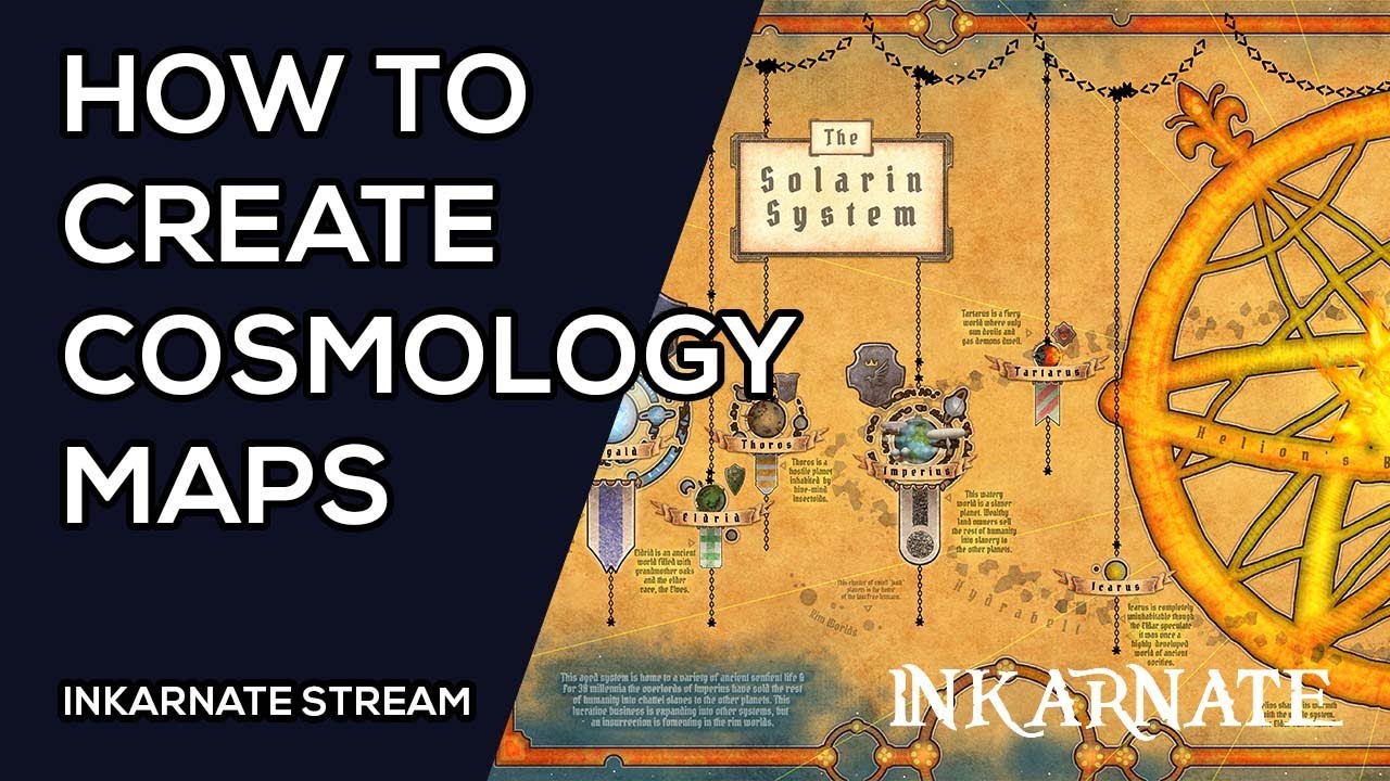 How to Create Cosmology Maps | Inkarnate Stream - YouTube