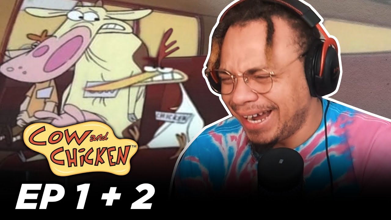 HOW WAS THIS AIRED!? - COW AND CHICKEN EP 1-2: REACTION VIDEO - YouTube