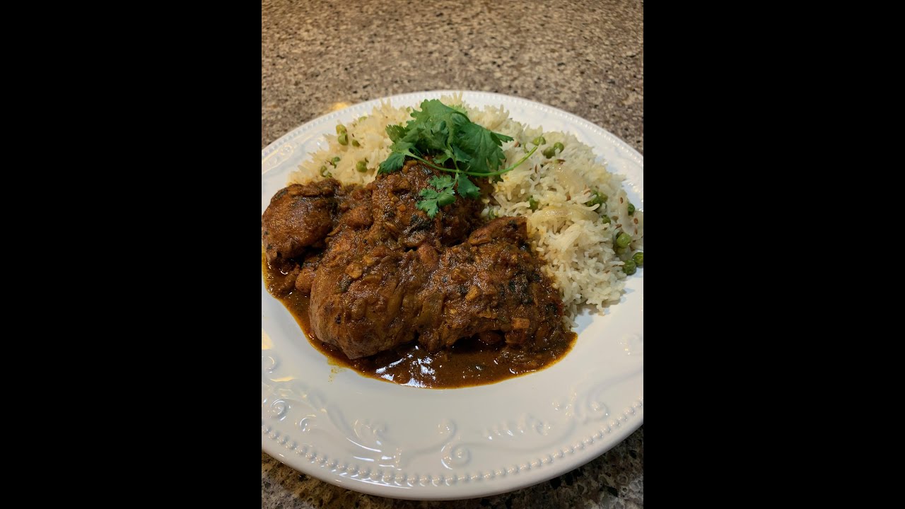 Delicious and Easy Indian Curry Chicken and Rice!! - YouTube