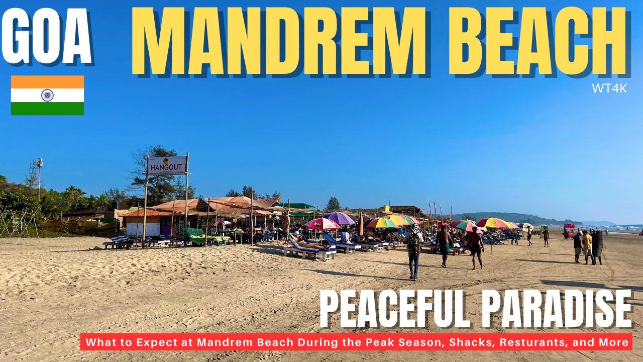 Exploring Mandrem Beach: Goa January 2025 | Unforgettable Goa Vlog ...