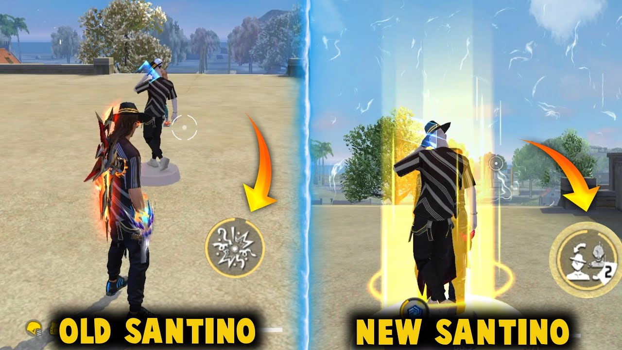 OLD SANTINO VS NEW SANTINO | SANTINO CHARACTER NEW ABILITY TEST ...