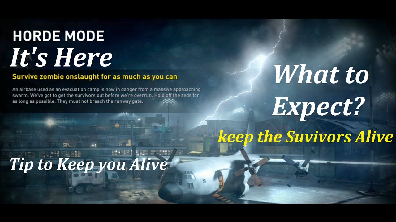 WWZ Horde Mode What to Expect : Tips/Waves & more World War z - YouTube