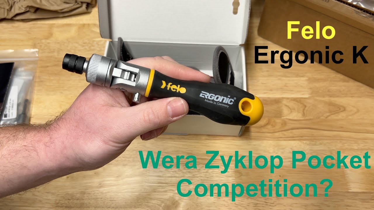 Felo Ergonic K Handle Ratcheting Screwdriver Pouch Set - YouTube