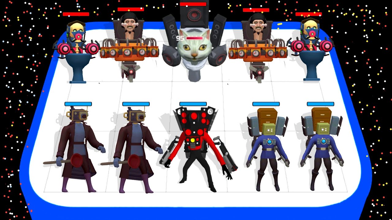 Merge Skibydy Camera Battle Gameplay P5 Multiverse, Merge Master ...