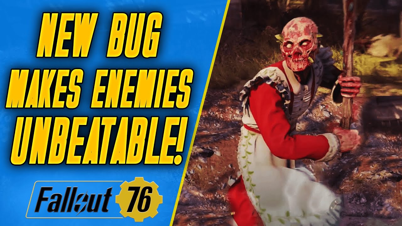 NEW UNBEATABLE ENEMY BUG in Fallout 76 - YouTube