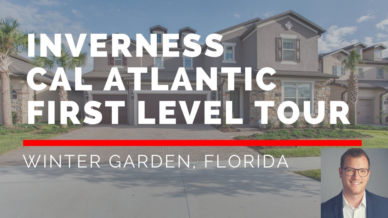 Inverness Cal Atlantic Model - First Floor Tour - Hickory Hammock - YouTube