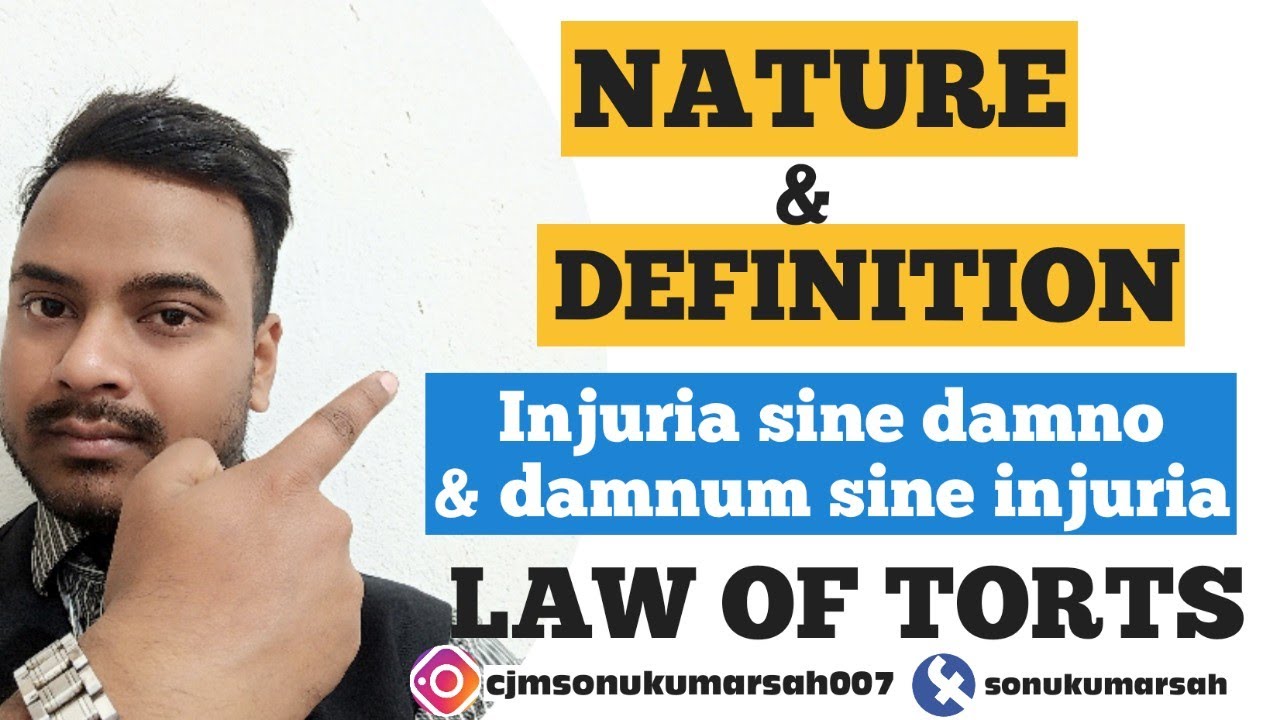 Nature and definition of tort/law of tort/ - YouTube