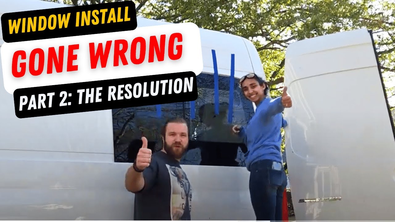 Window Install GONE WRONG!!! Part 2: The Resolution - YouTube