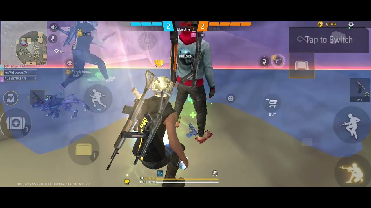 3v4 custom || Free Fire Gameplay - YouTube