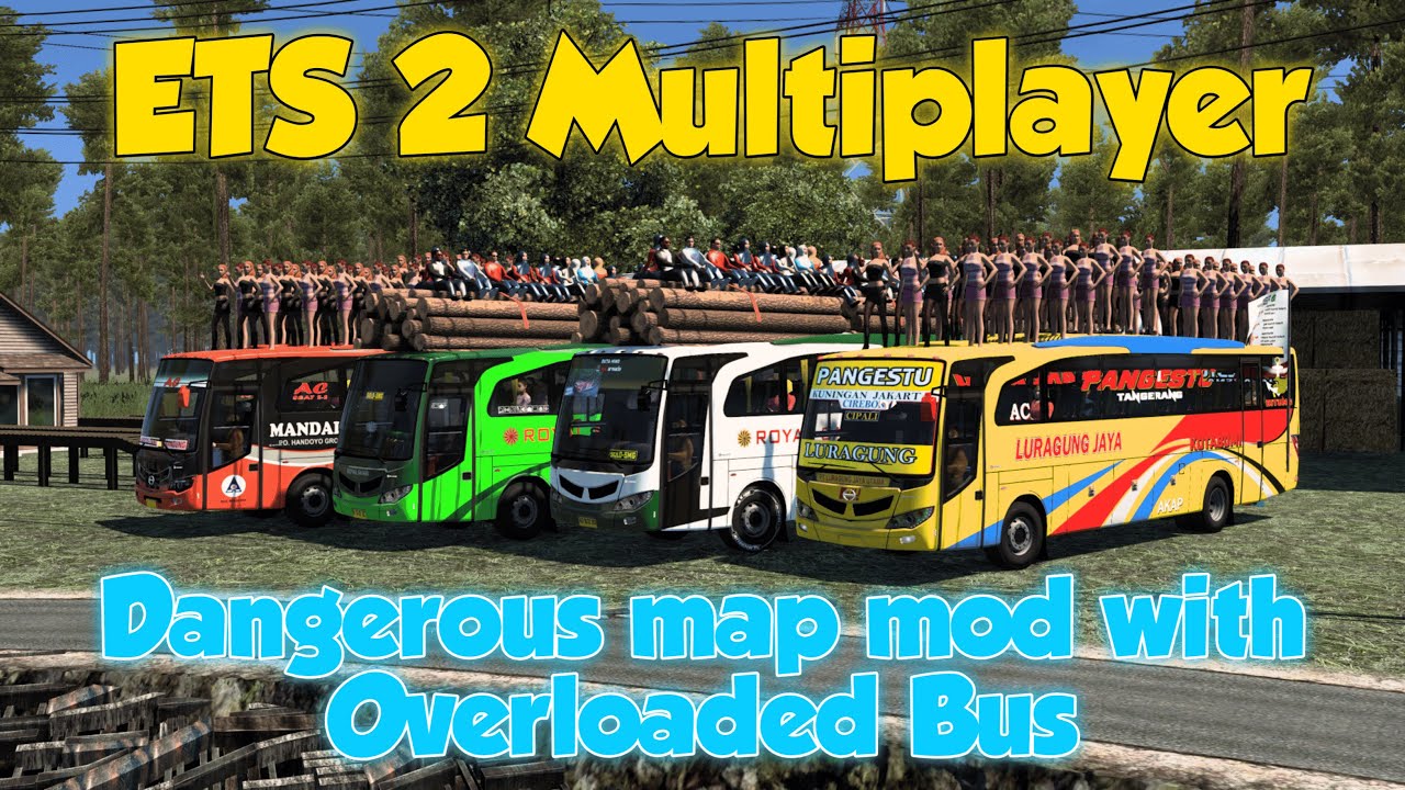 Dangerous MAP Mod with overloaded BUS in Ets2 |Ets2 Multiplayer Live ...