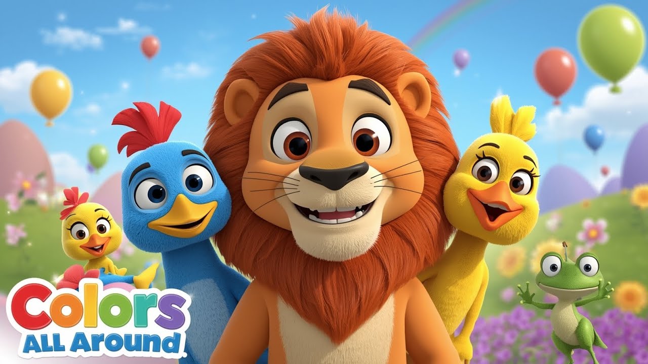 Colors All Around – Color Song for Babies, Toddlers & Preschoolers ...