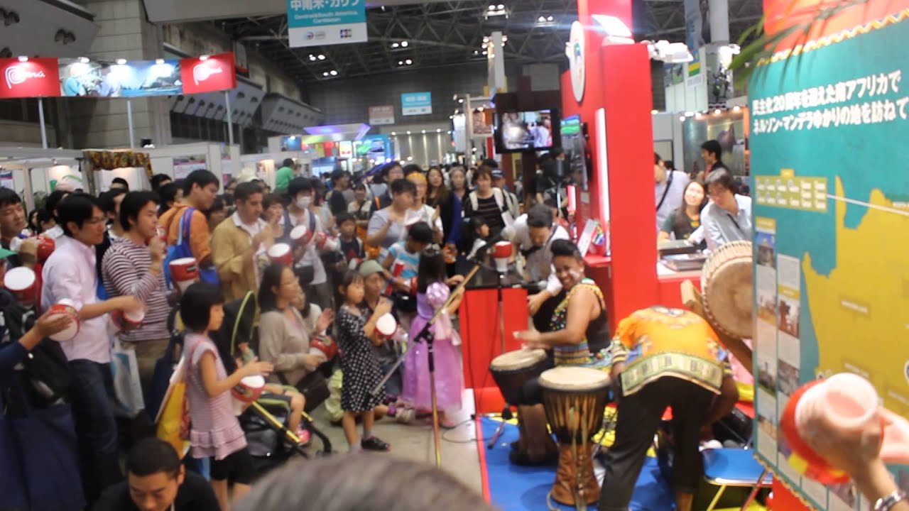 South African Booth at a Tourism Expo - YouTube