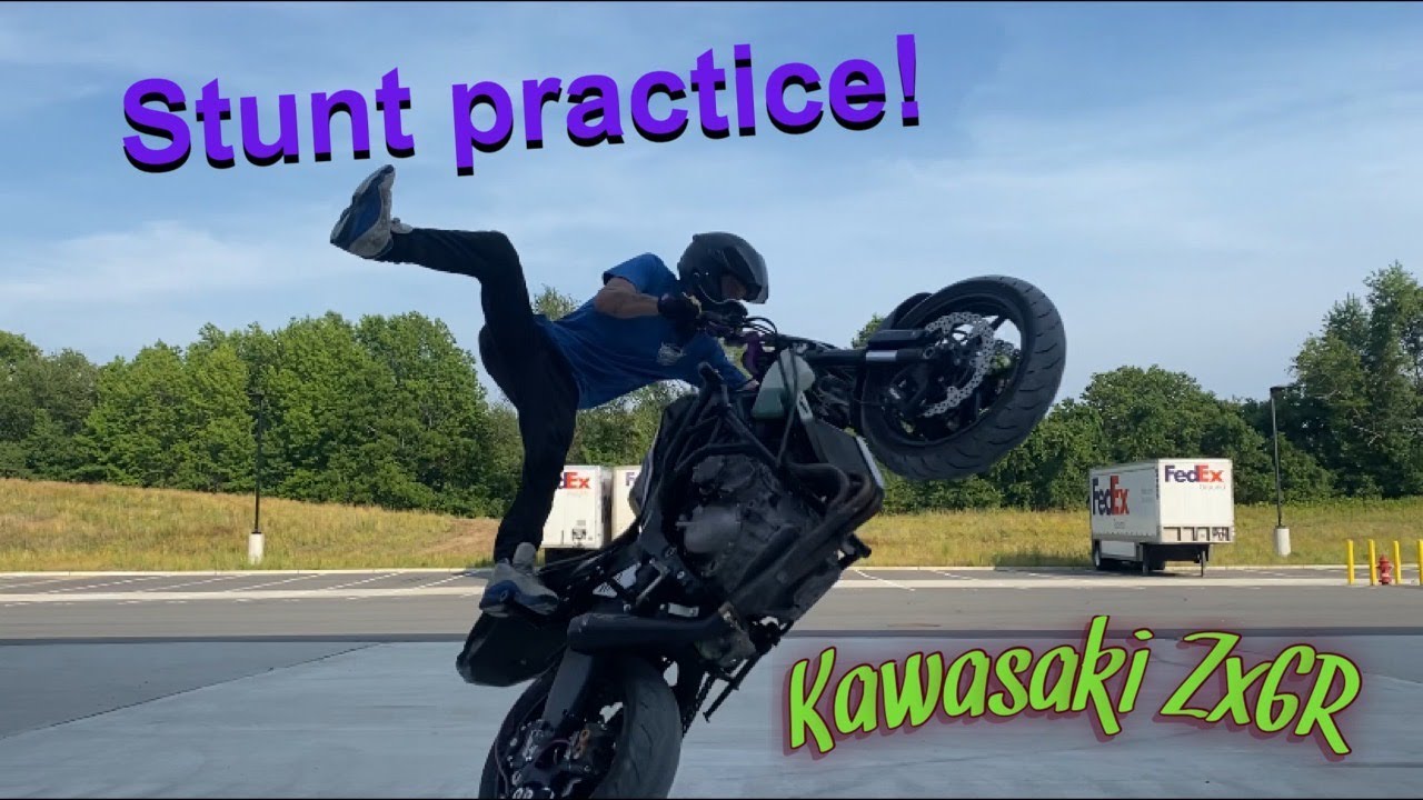 STUNT RIDER ONEWAY ALEC! ( Kawasaki ninja ZX6R stunts ) - YouTube