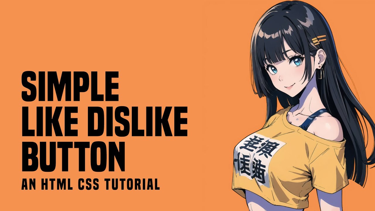 Simple Like Dislike Button Youtube