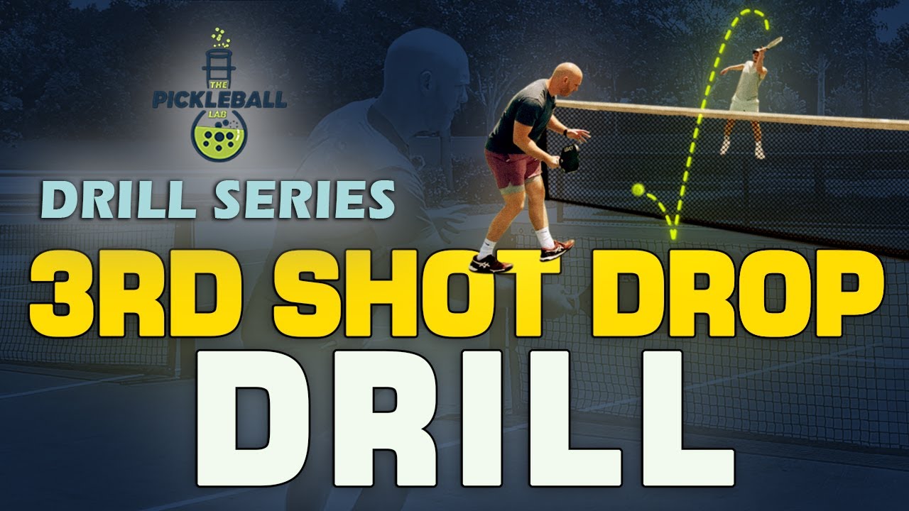 3rd Shot Drop Drill in Pickleball | Best Drill For Improving 3rd Shot ...