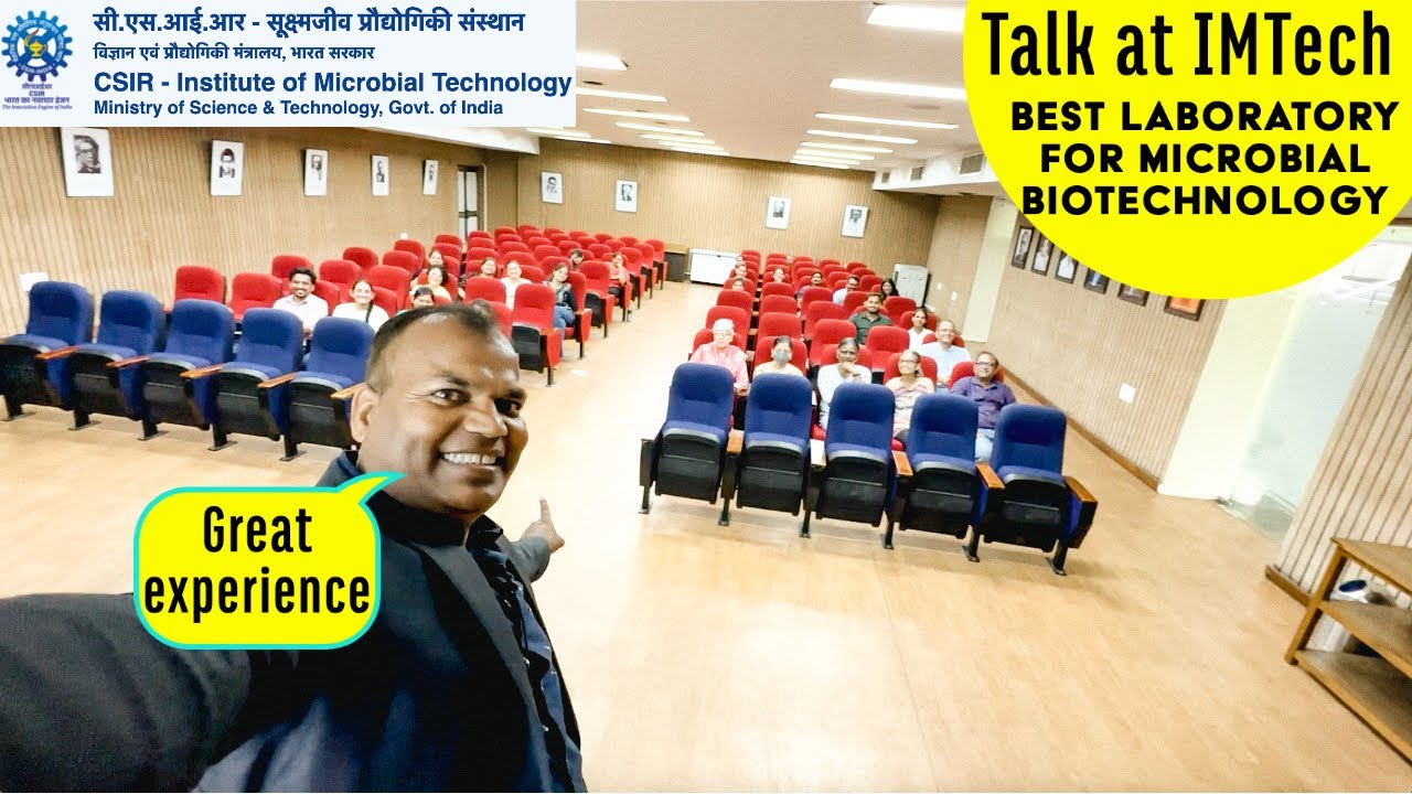 Scientific Talk at IMTech #apnaamerica #imtech. - USA to INDIA vlog #8 ...
