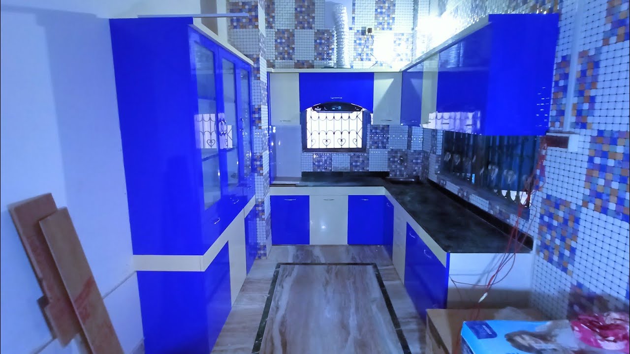 best modular kitchen design and almari kitchen room design - YouTube